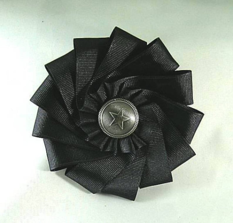 DIY Folded Cockade Tutorial Cockade Pattern | Etsy