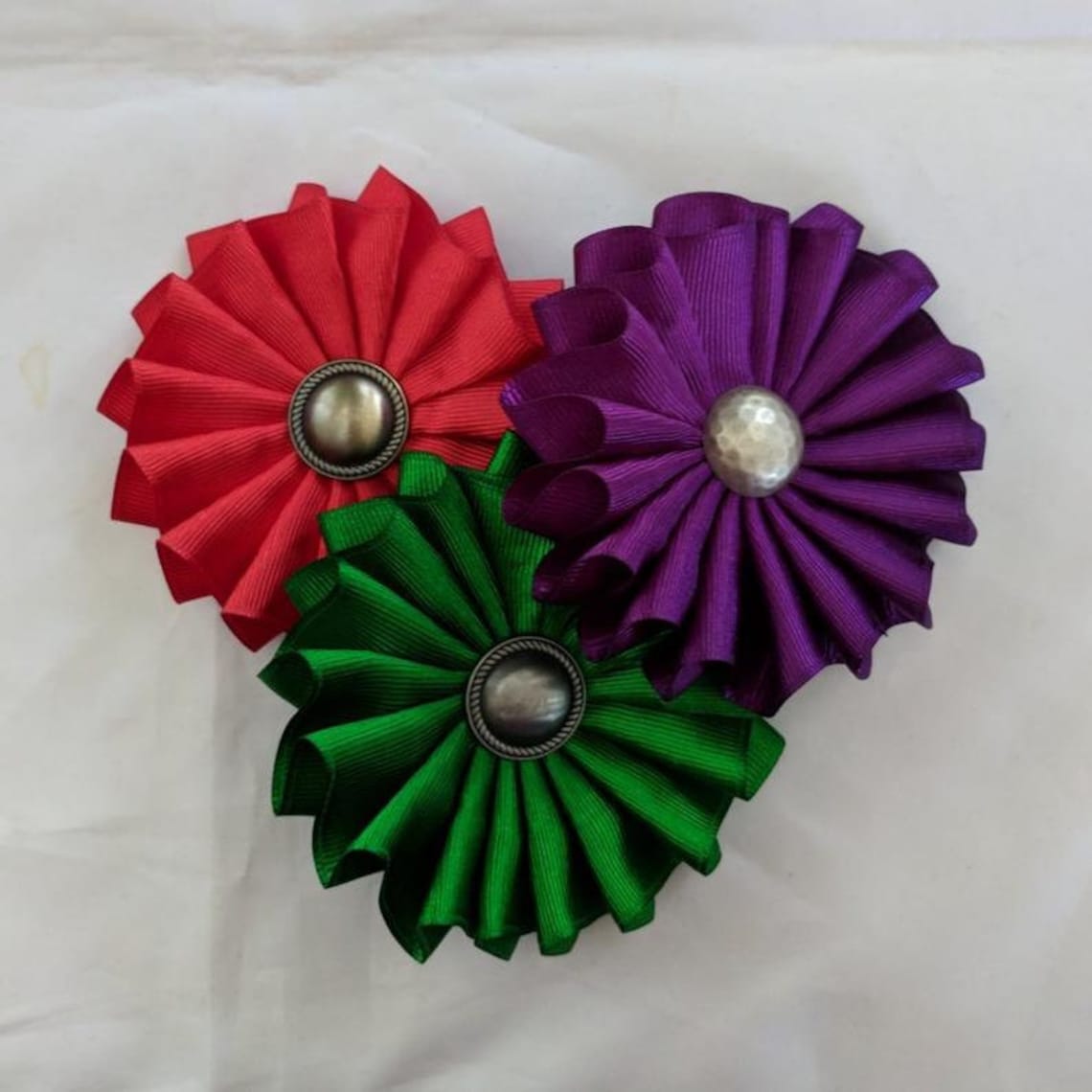 DIY Pleated Cockade Tutorial Cockade Pattern | Etsy