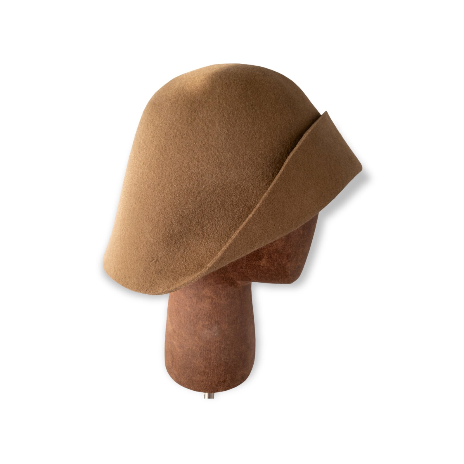 Wool Felt Hat Gothic Bell Renaissance Hood Bucket SCA - Etsy