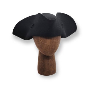 Pauper's Tricorn - Poor Man's Tricorn - Laced Tricorn - Cocked Felt Hat ...