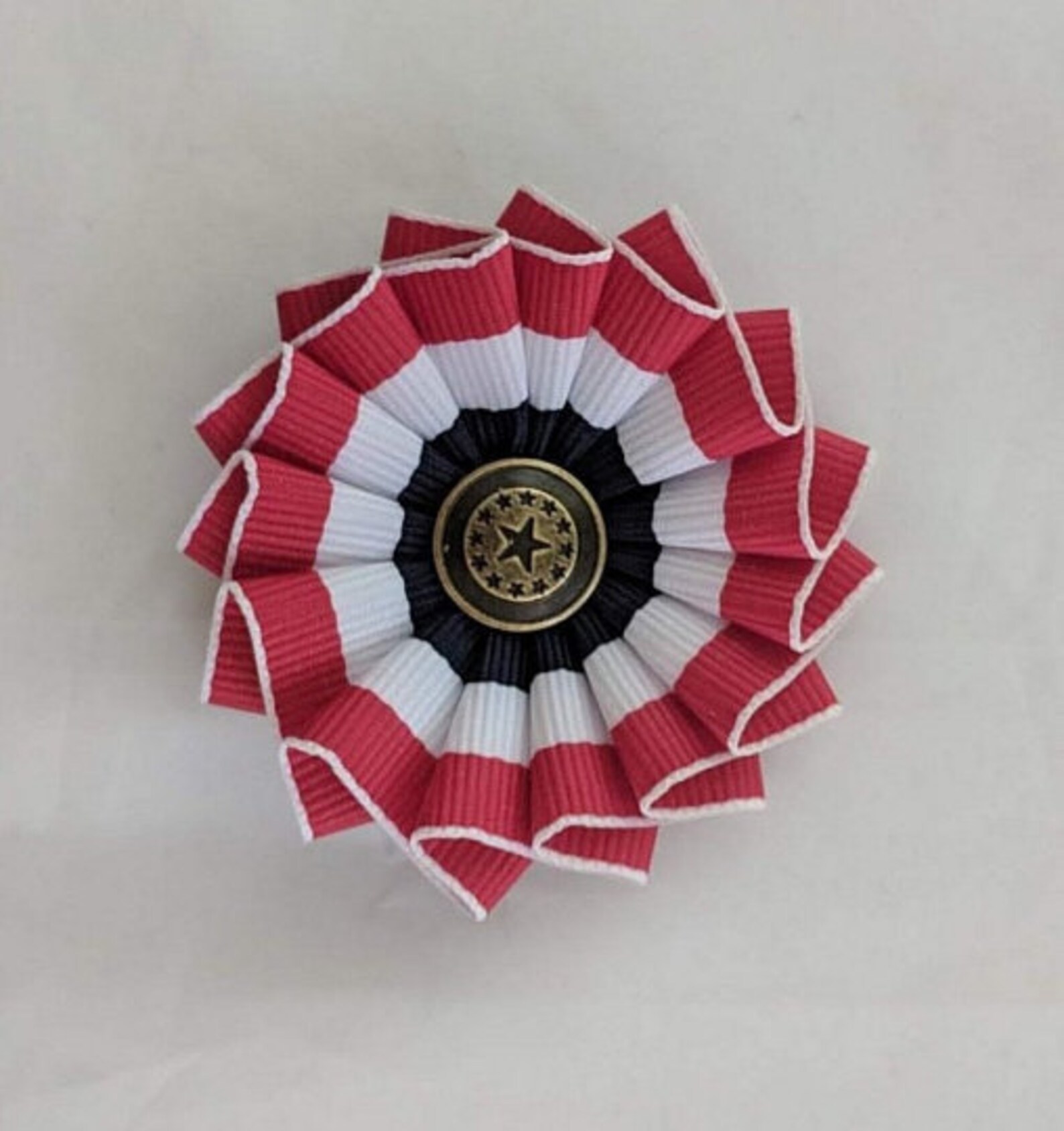 DIY Small Pleated Cockade Tutorial Cockade Pattern | Etsy