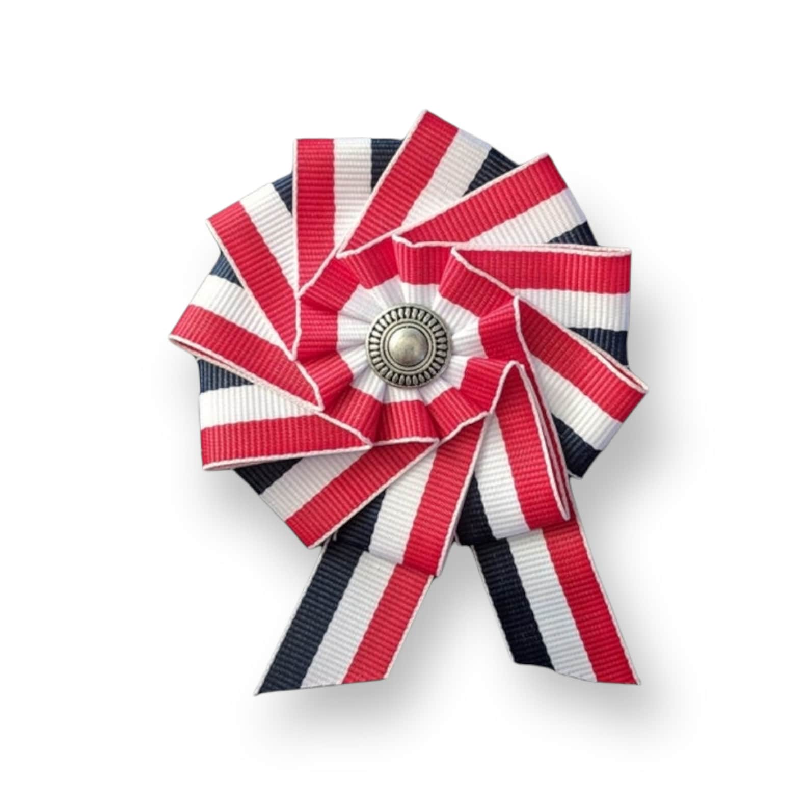 Small Cockade Red White Blue Patriotic America Stripes | Etsy