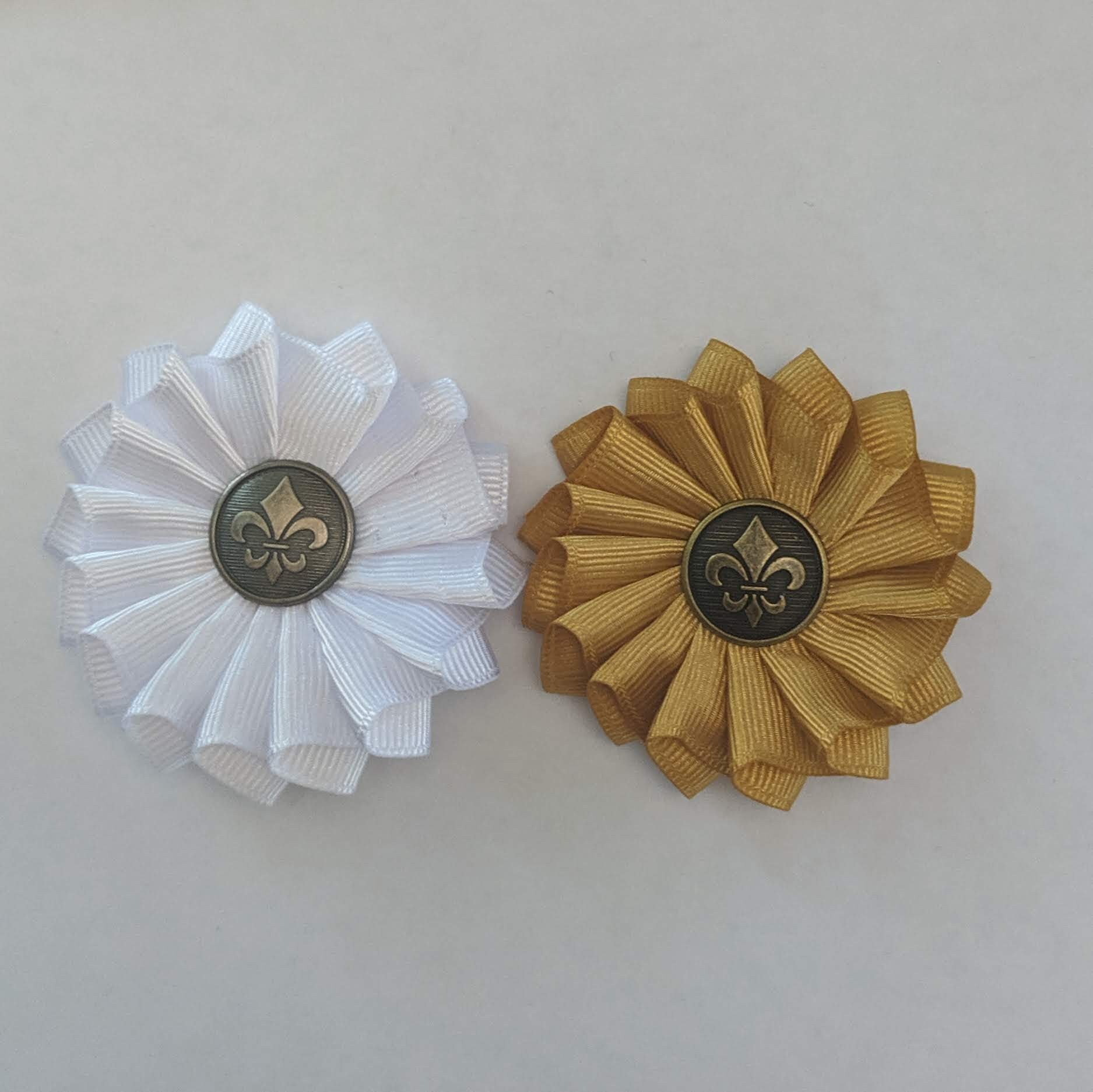 Fleur de Lis French Cockade for Tricorn Pleated | Etsy