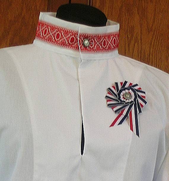 Small Cockade Red White Blue Patriotic America Stripes | Etsy