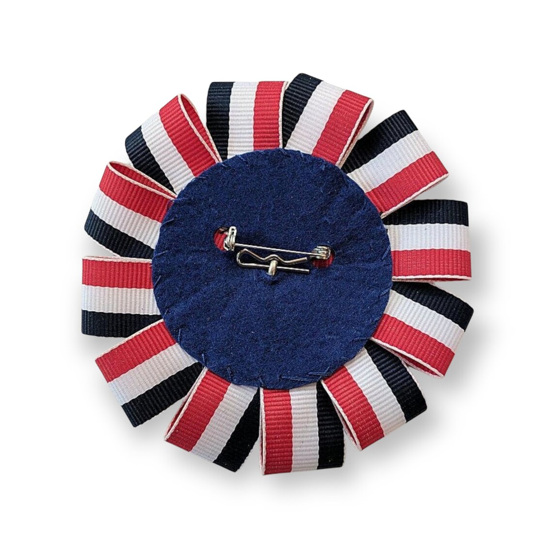 Cockade French Tricolore Blue White Red Ribbon Bastille | Etsy