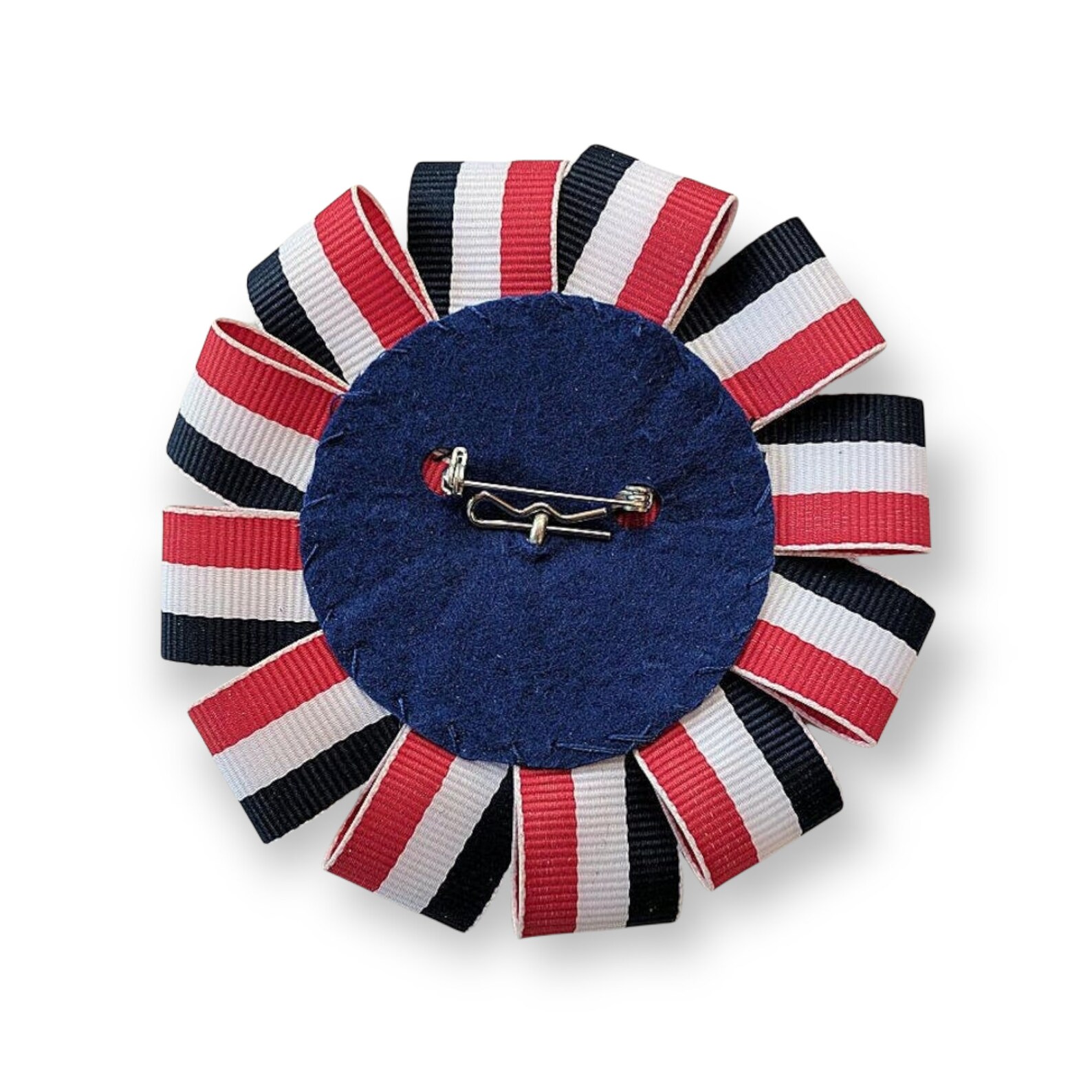 Cockade French Tricolore Blue White Red Ribbon Bastille | Etsy