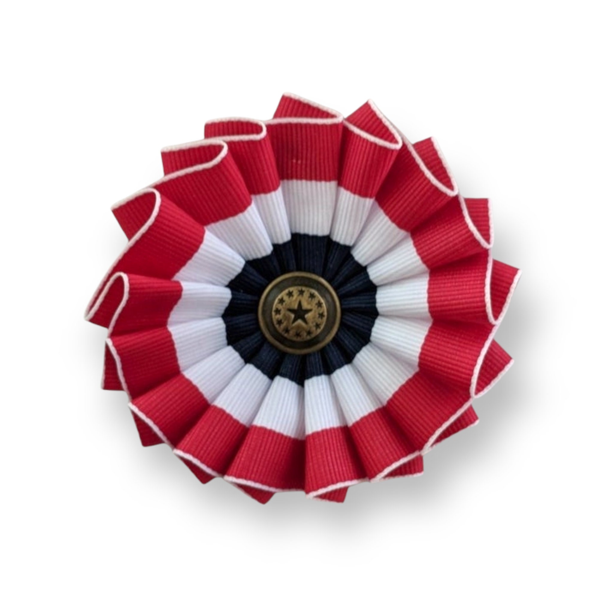 Two American Patriotic Cockades Tricolor Red White Blue | Etsy