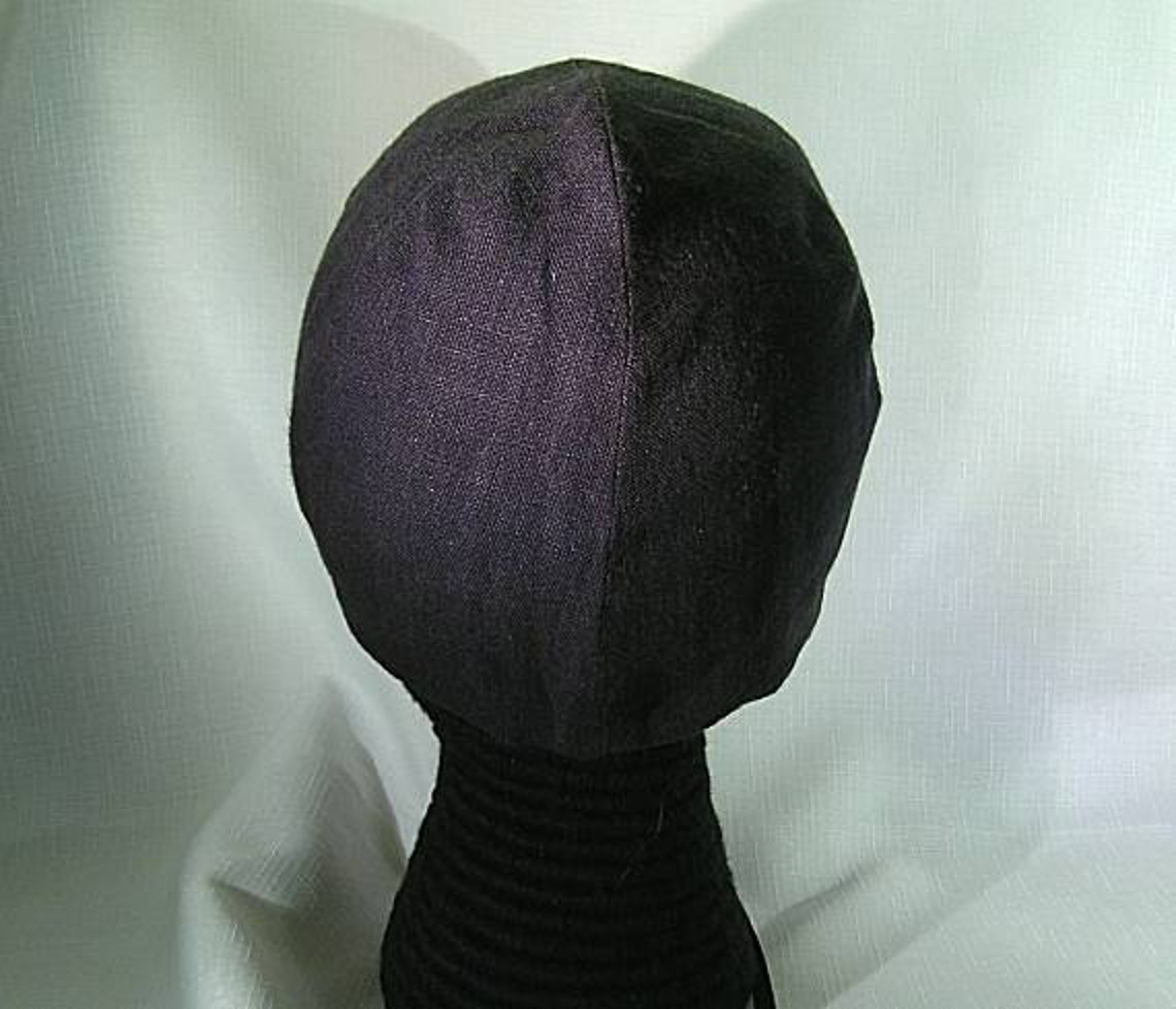 Black Linen Coif Italian Renaissance Cap Tudor Elizabethan - Etsy