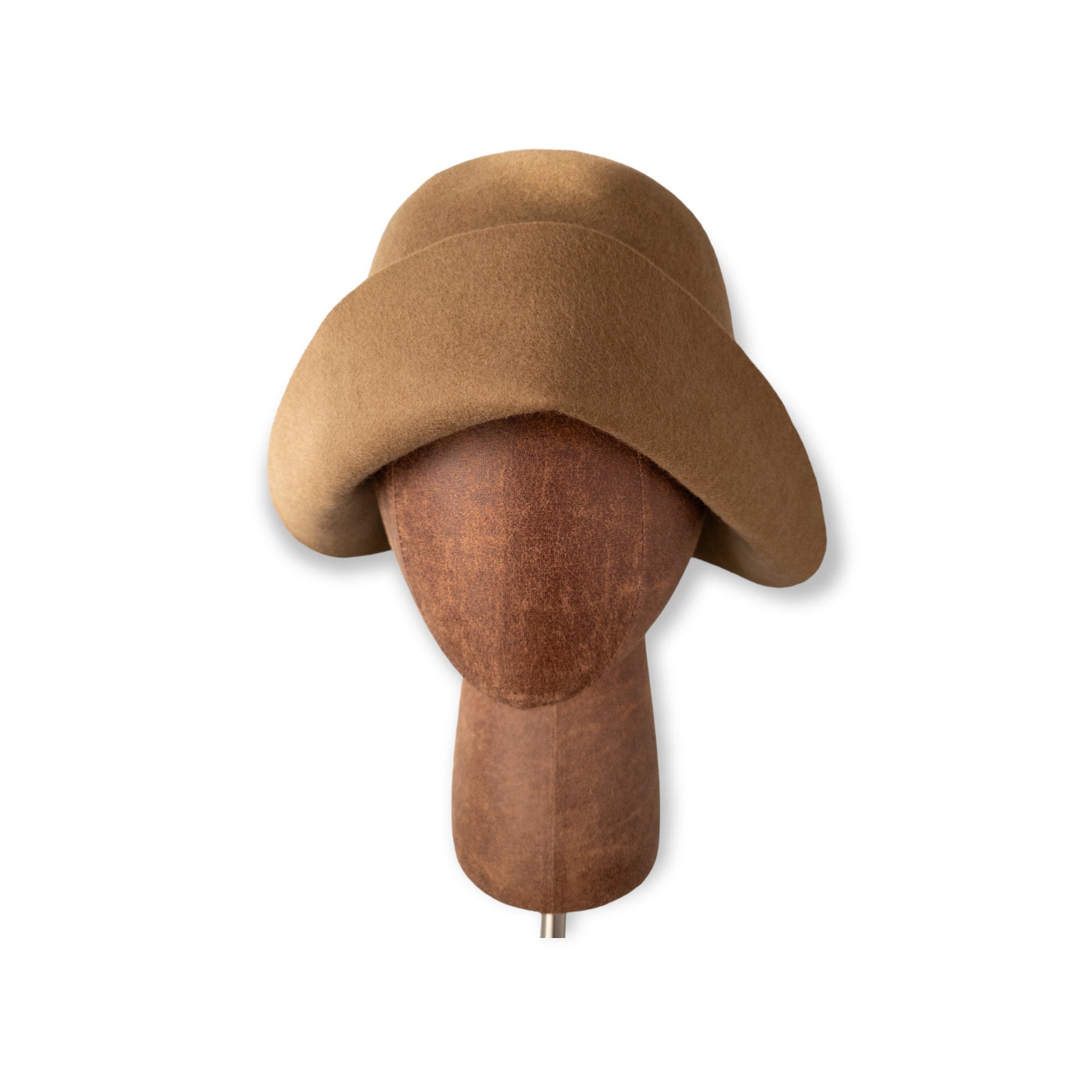 Wool Felt Hat Gothic Bell Renaissance Hood Bucket SCA - Etsy