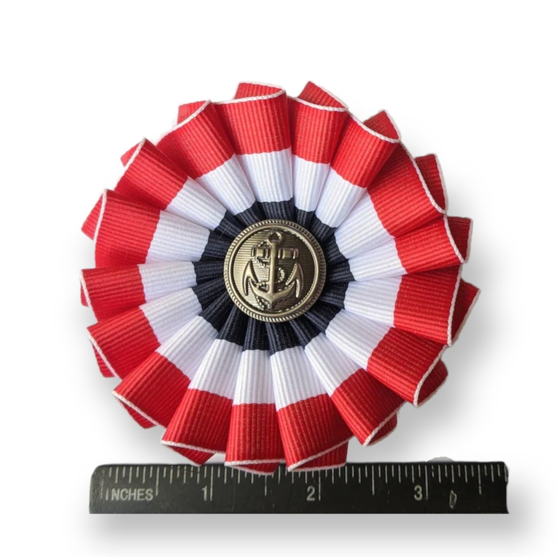 Cockade Red White Blue Navy Colonial America Naval - Etsy
