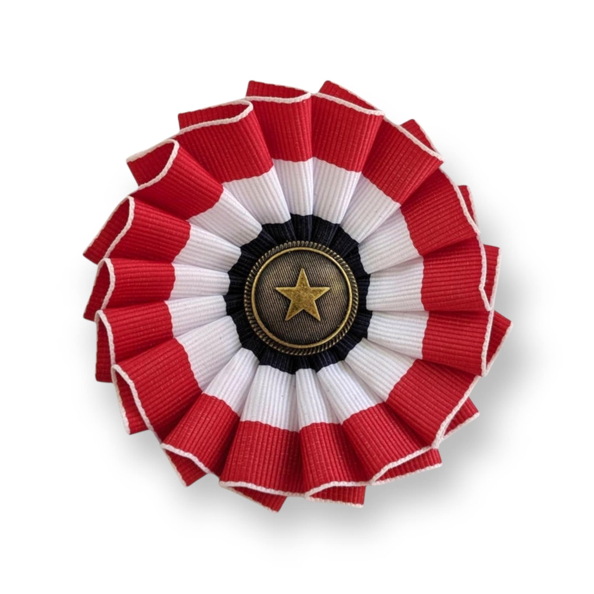 Cockade Red White Blue Independance Day Colonial America - Etsy