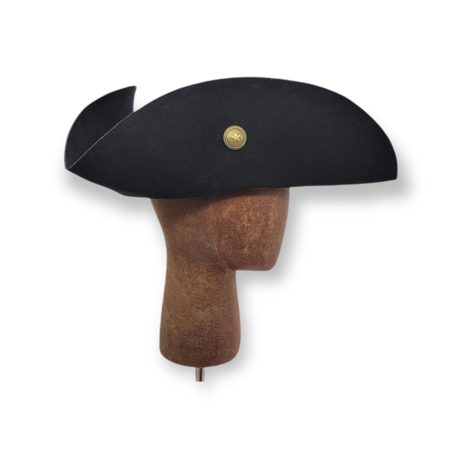Captain's Tricorn Colonial Military Cockade Hat - Etsy Ireland