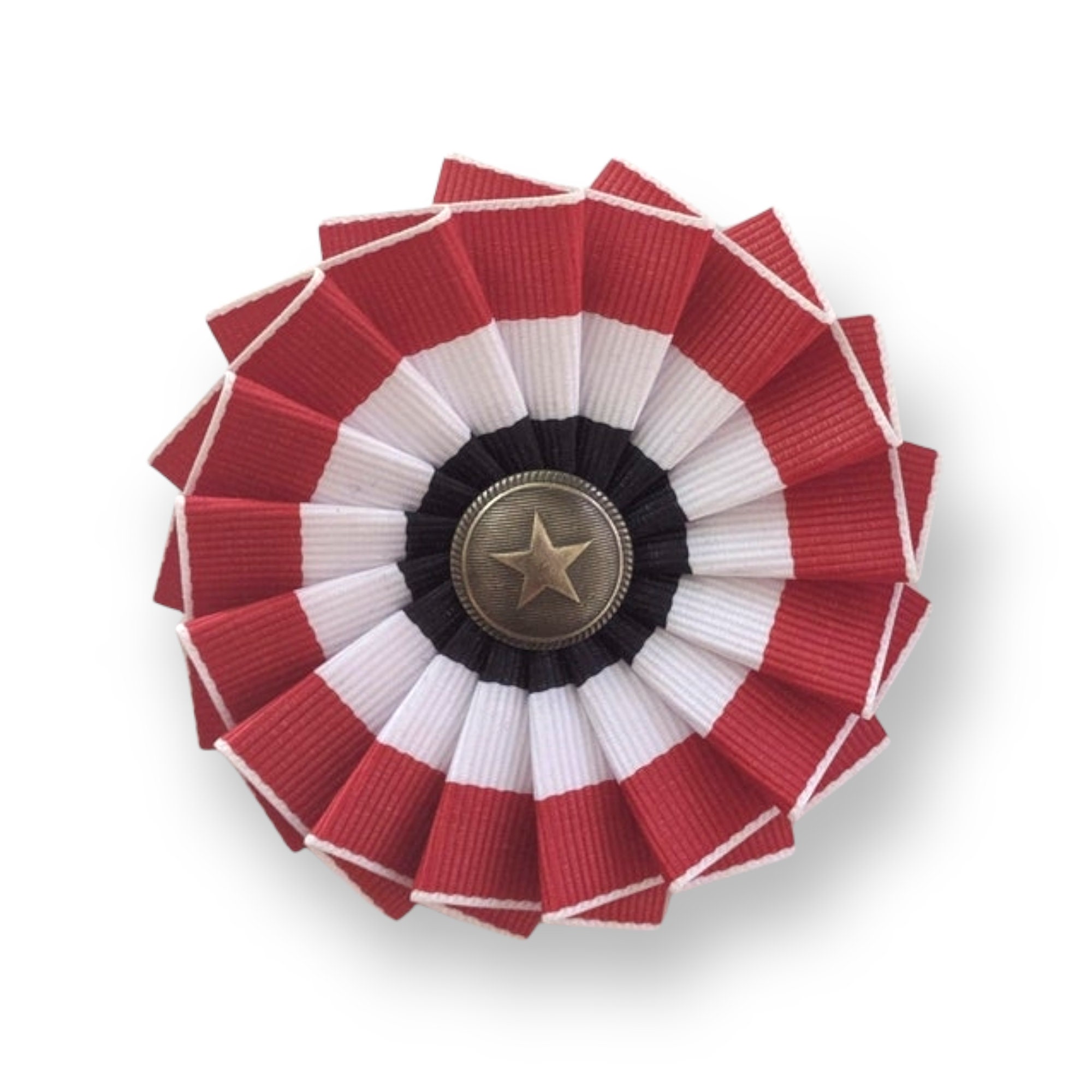 Cockade Red White Blue Independance Day Colonial America - Etsy