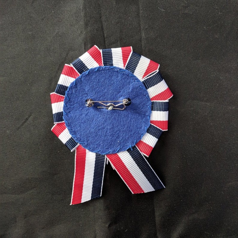 Small Cockade Red White Blue Patriotic America Stripes | Etsy