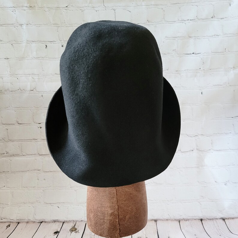 Wool Felt Hat Gothic Bell Renaissance Hood Bucket SCA | Etsy