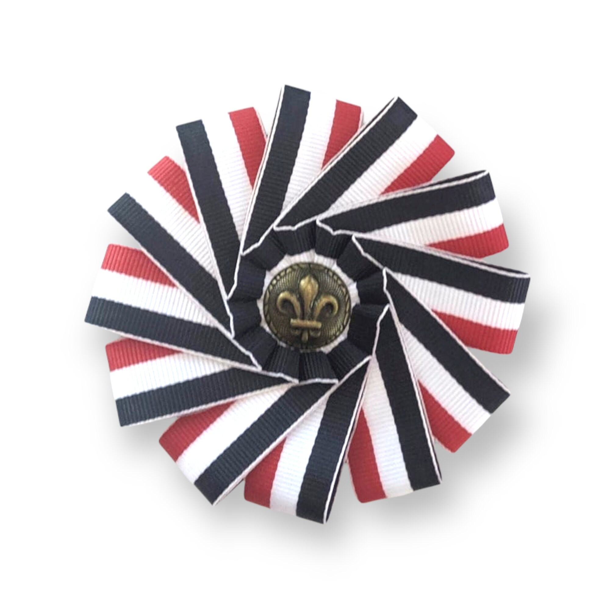 Cockade French Tricolore Blue White Red Ribbon Bastille - Etsy