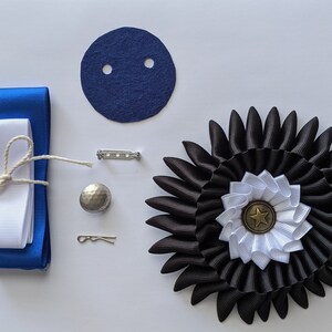 DIY Kit & PDF Double Combination Cockade Tutorial and Supply Kit ...