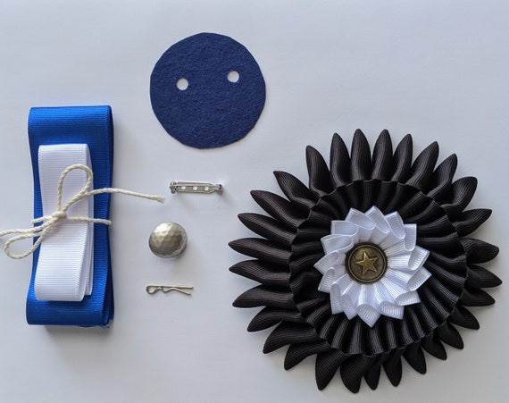 DIY Kit & PDF Double Combination Cockade Tutorial and Supply | Etsy