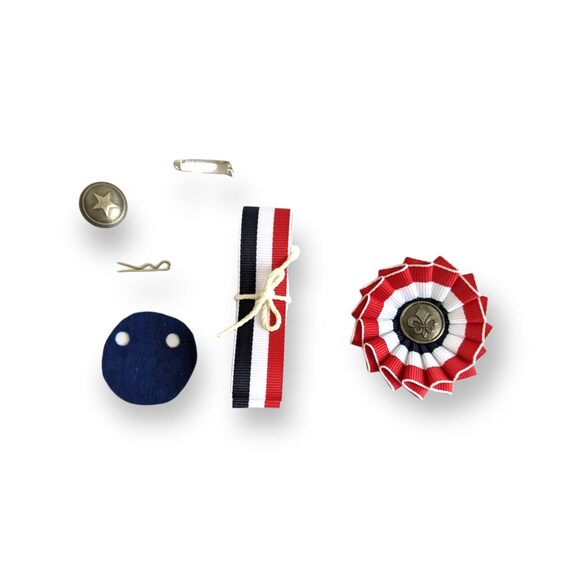 DIY Kit & PDF Small Pleated Cockade Tutorial and Supply Kit - Etsy