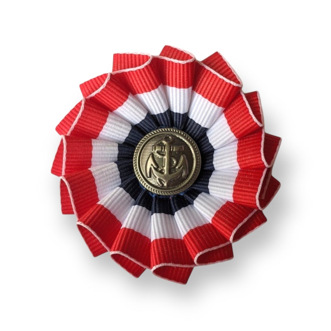 Cocarde patriotique américaine Rouge Blanc Bleu Marine - Etsy France