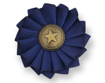 Small Pleated Italian Pride Cockade for Hats or Clothing | Etsy