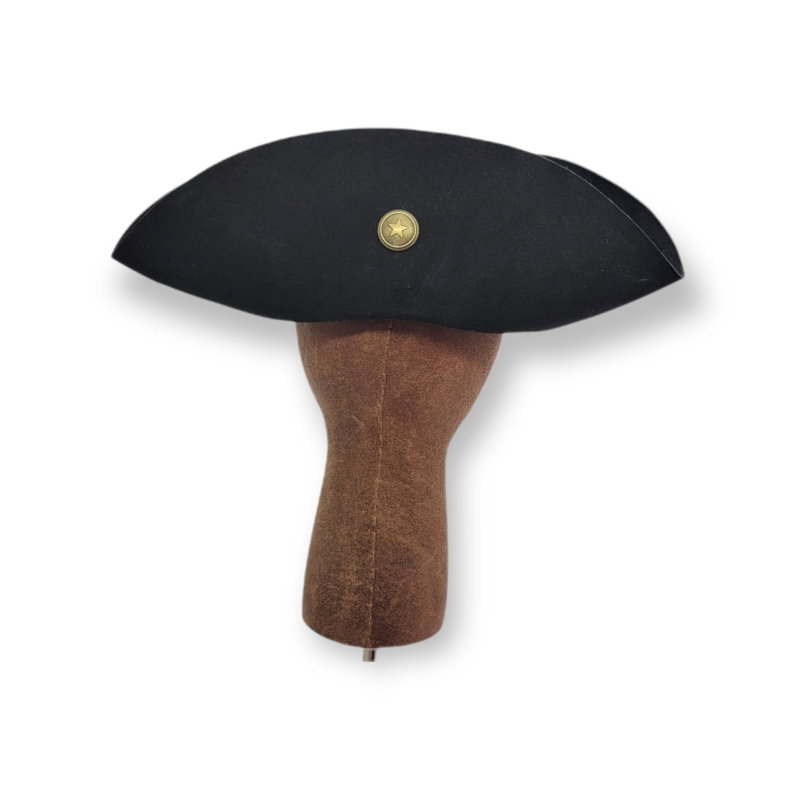 Captain's Tricorn Colonial Military Cockade Hat | Etsy