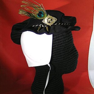 Black or White Cotton Coif Renaissance Biggins England Italy - Etsy