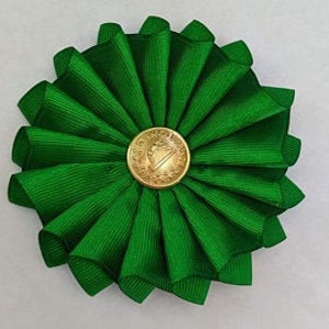 DIY Pleated Cockade Tutorial Cockade Pattern - Etsy