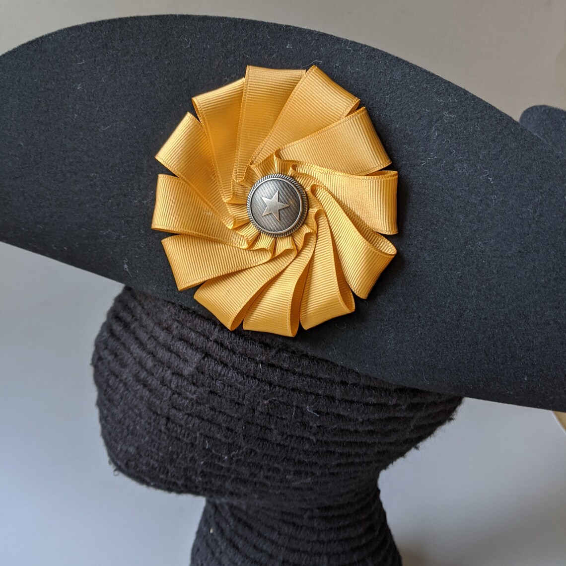 Captain's Tricorn Colonial Military Cockade Hat | Etsy