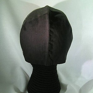 Black or White Cotton Coif Renaissance Biggins England Italy - Etsy