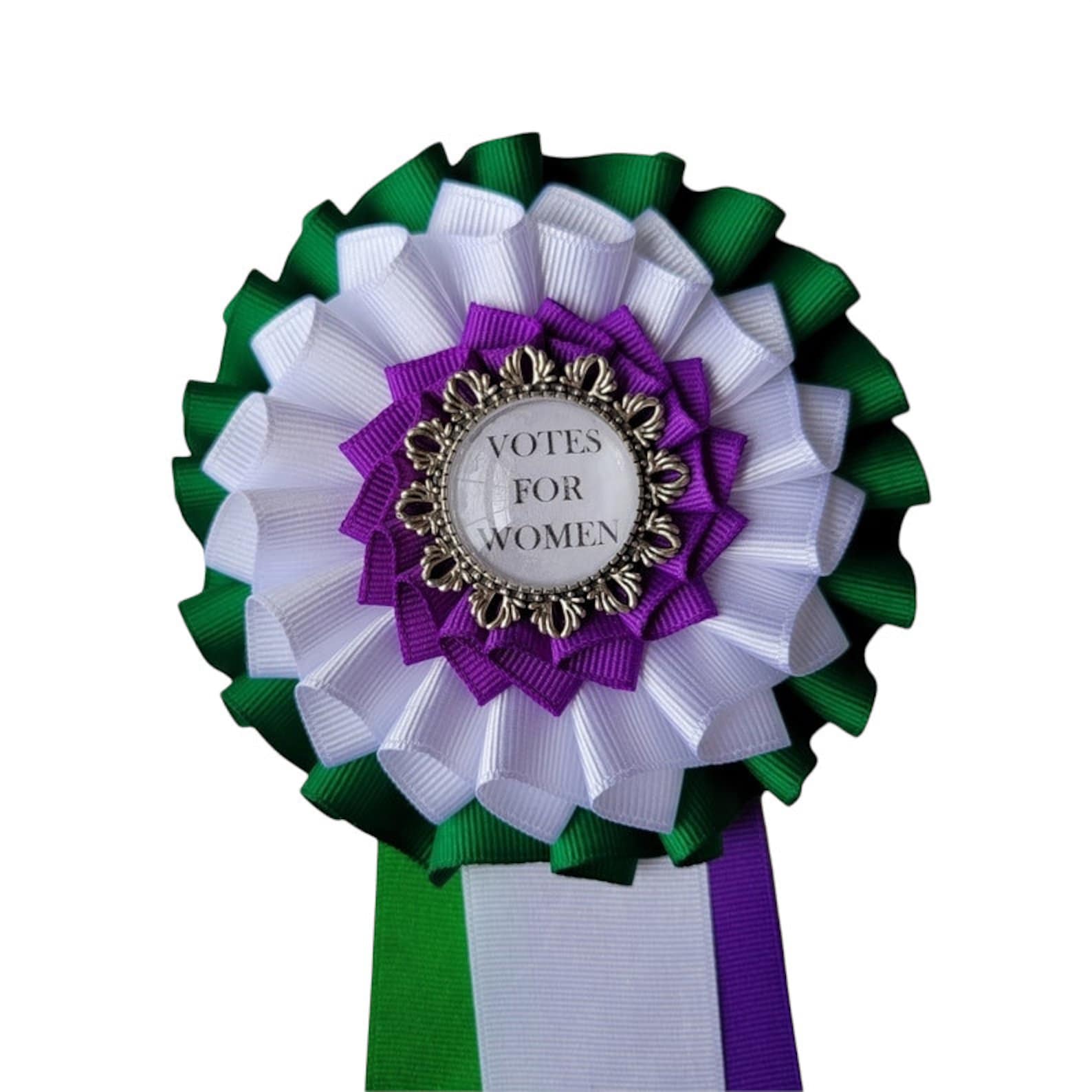 British/american Suffragette Cockade Votes for Women - Etsy