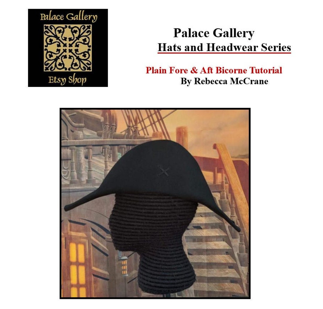 DIY Plain Fore & Aft Bicorne - Hat Making Tutorial - DIY Bicorne - Etsy