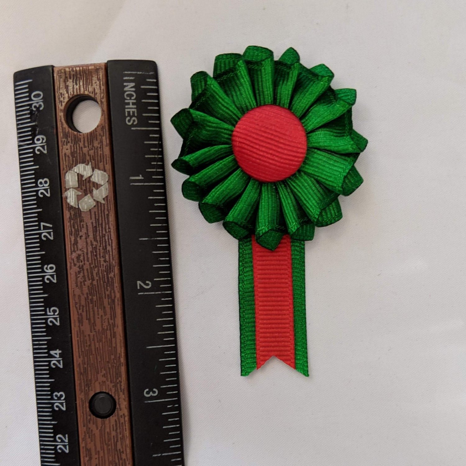 Small Pleated Italian Pride Cockade for Hats or Clothing - Etsy