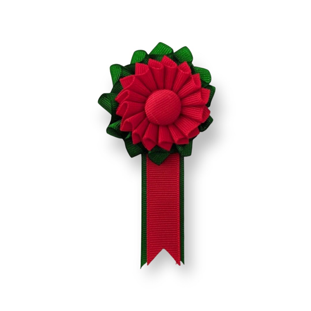 Small Double Pleated Italian Pride Cockade for Hats or Clothing - Etsy