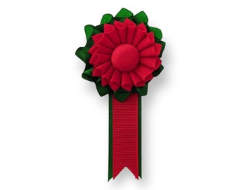 Small Pleated Italian Pride Cockade for Hats or Clothing - Etsy