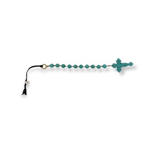 New World Turquoise Paternoster Tenner With Magnesite Cross - Etsy