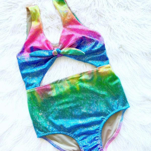 Metallic Swimsuit - Etsy