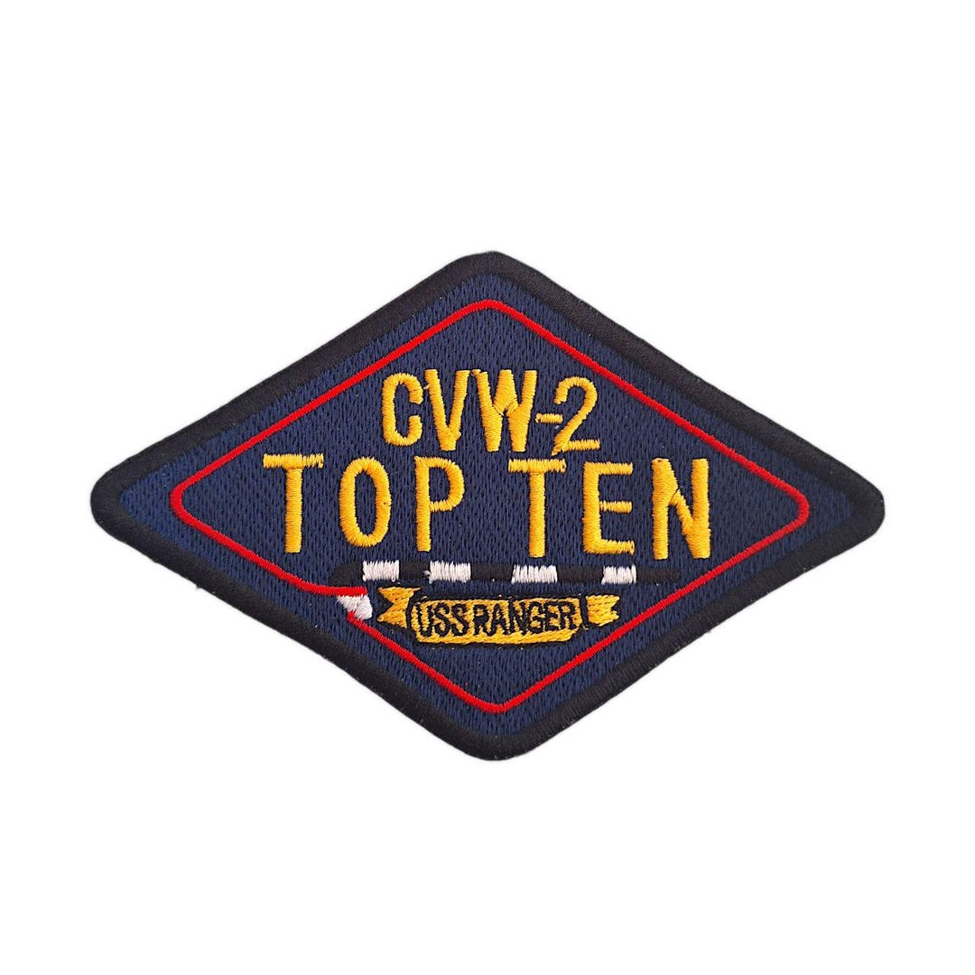 Cw2 TOP Ten Embroidered Patch High Quality Military Triangular for ...