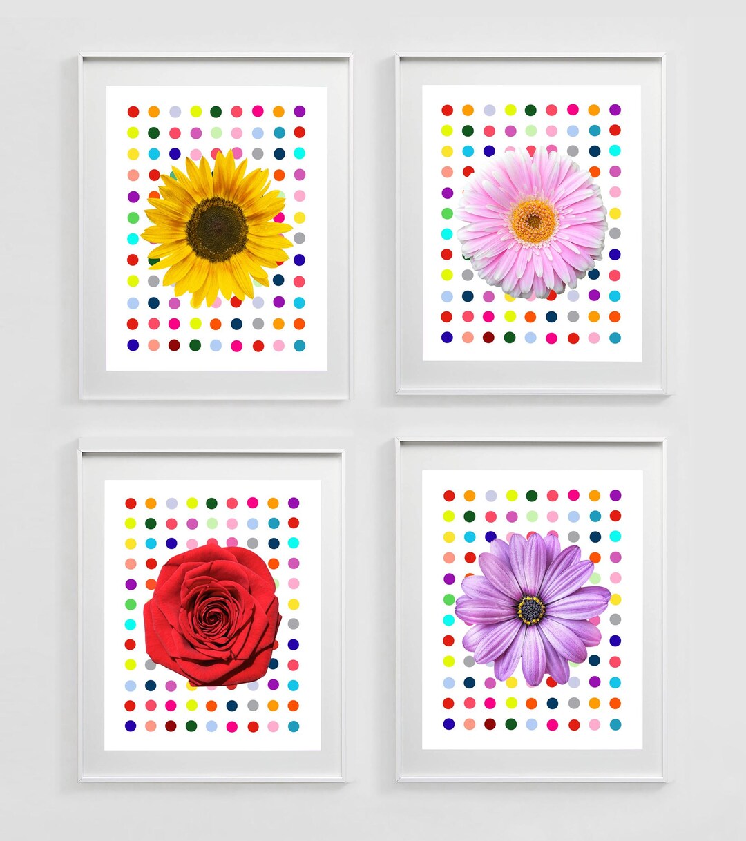 Kids Flower Art, Flowers Print, Flowers Wall Art, Kids Flower Prints ...