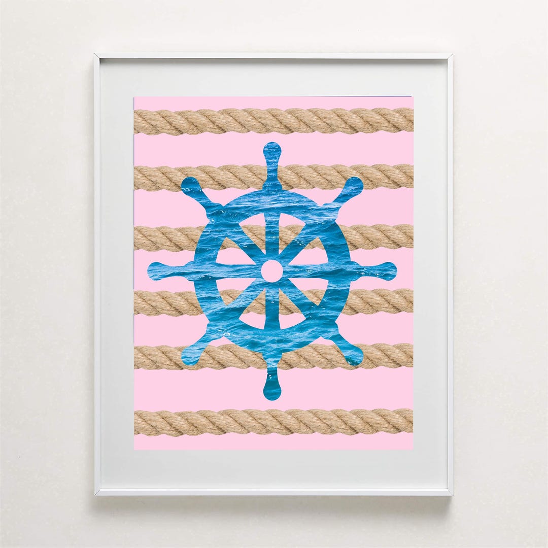 Girls Nautical Art, Kids Nautical Art, Sea Art, Kids Nautical Printable ...