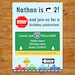Road Sign Birthday Invitation - Car Birthday Invitation - Traffic Signs ...