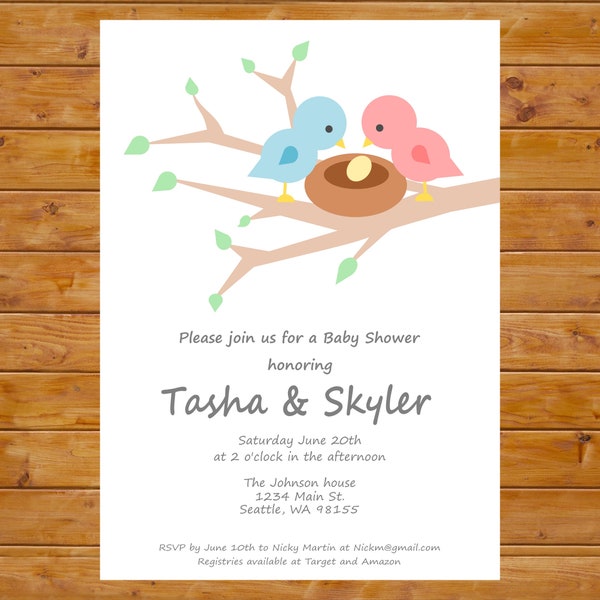 Bird Baby Shower - Etsy