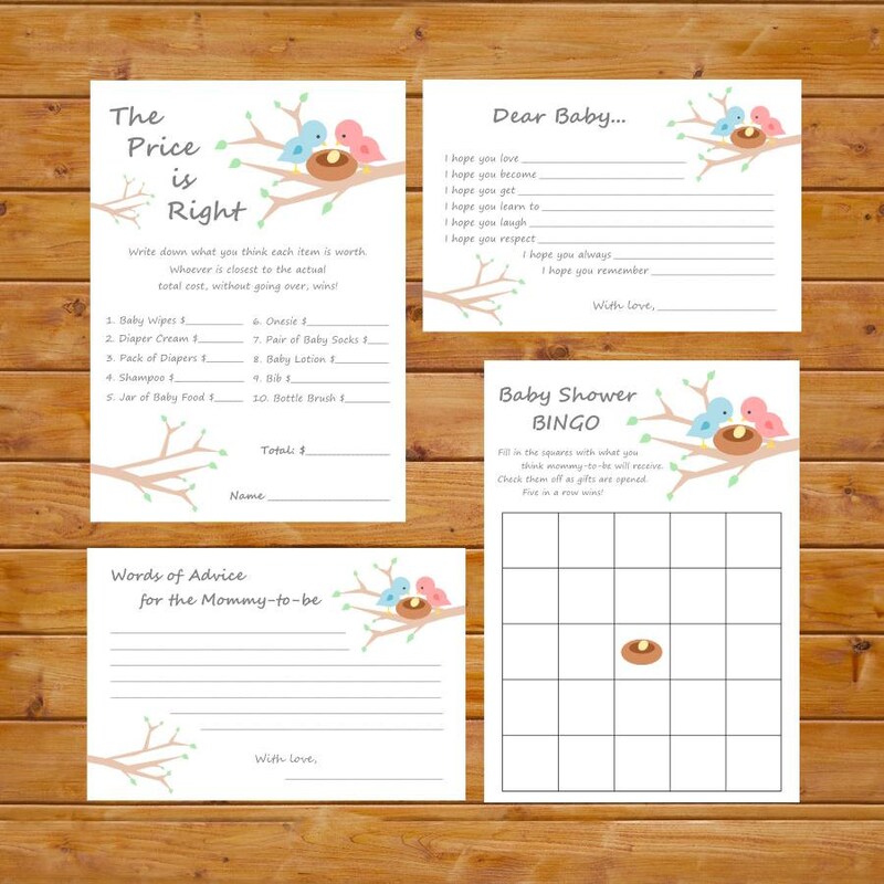 Bird Baby Shower - Etsy