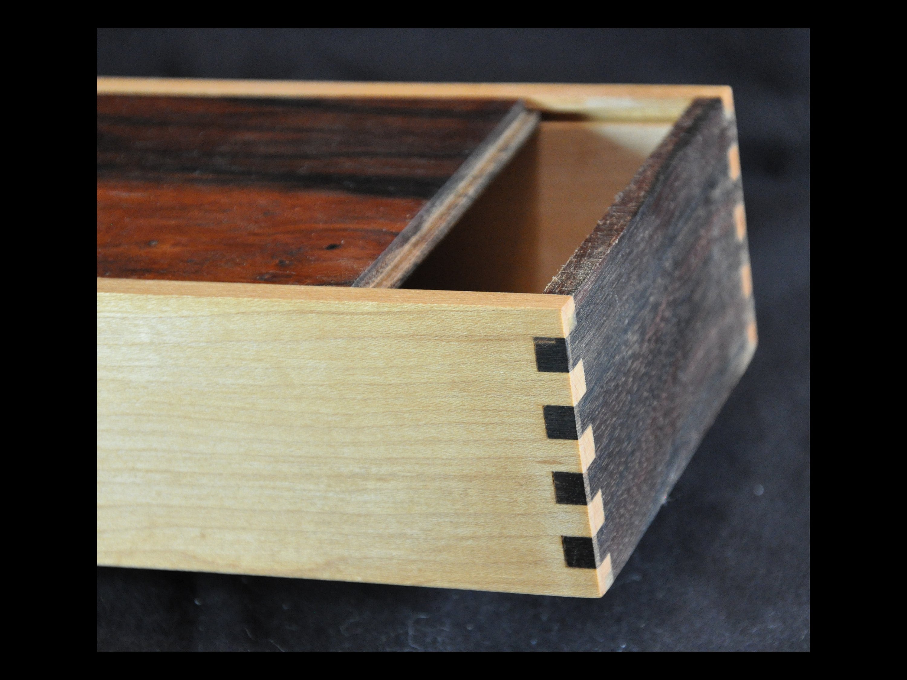 Treasure Box, Black Walnut and Maple - Etsy