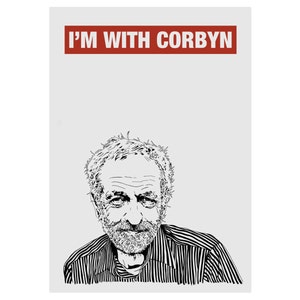 JEREMY CORBYN - Special Edition - I'm With Corbyn - Hand-drawn ...