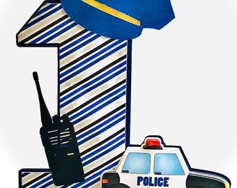 Police Cake Topper - Etsy