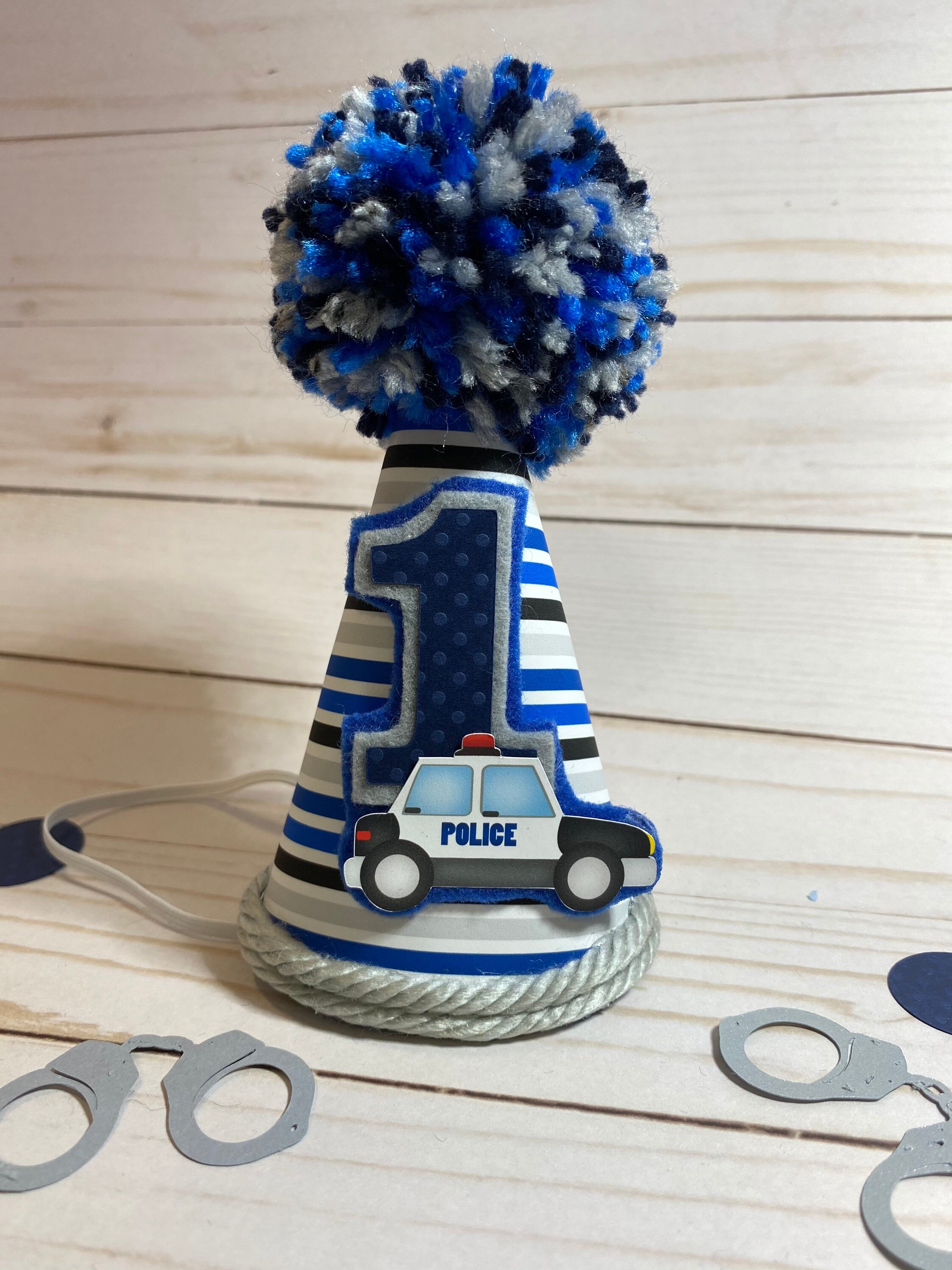 Police Party Hat/ Mini party hat/officer party hat/party Hat/ | Etsy