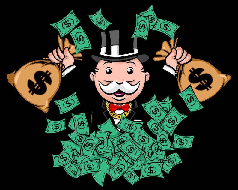 GET MONEY 3, Paperchasers, MONOPOLY, Hustle, Cash, Money Makers, Png ...