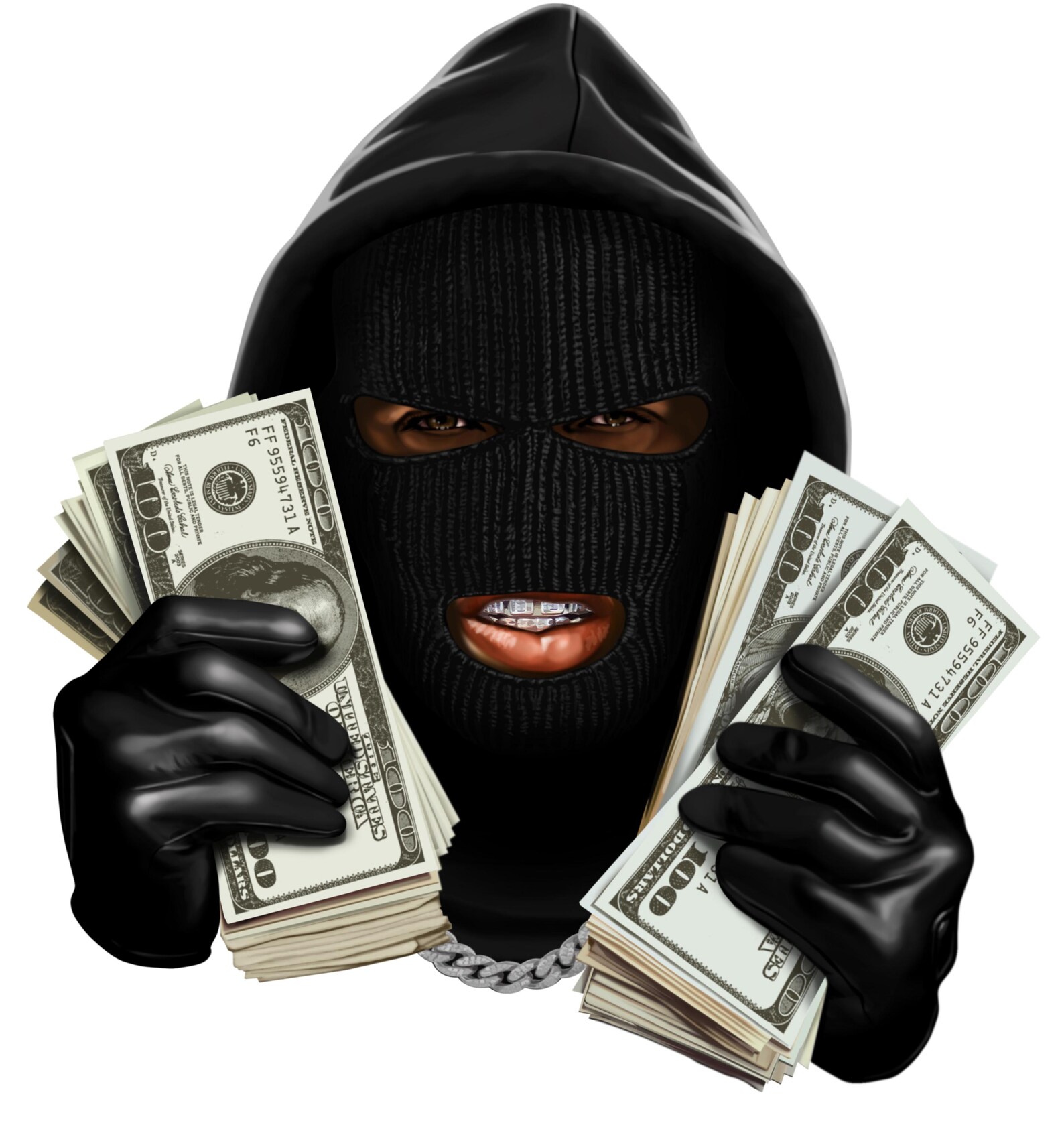 New MONEY IN HAND Pt. 5 Cash Stacks Held by Hustler Gangster Cream ...
