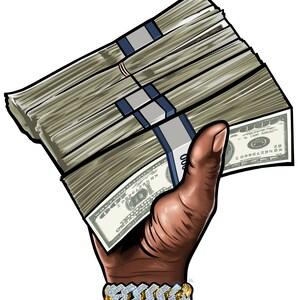 New MONEY IN HAND Pt. 2 Cash Stacks Held by Hustler Gangster Cream ...